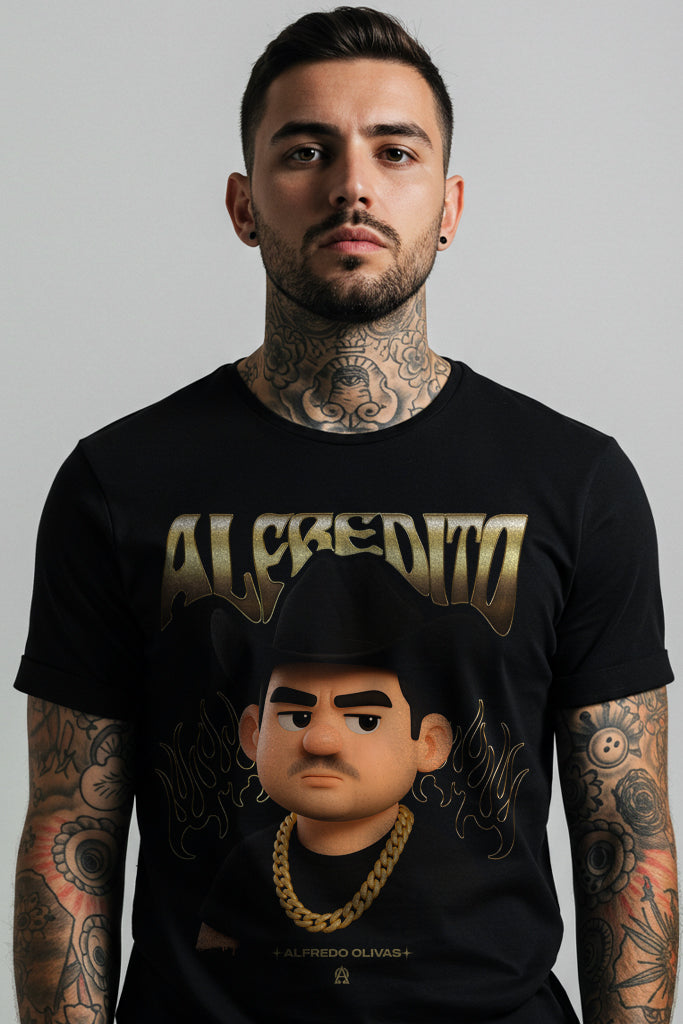 Playera AO Animado – Alfredo Olivas Tienda Oficial
