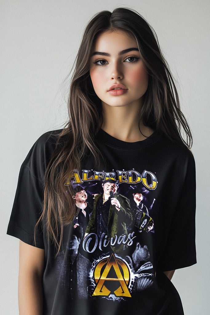 Playera Collage Nueva – Alfredo Olivas Tienda Oficial